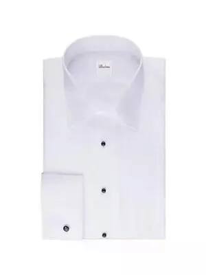 STENSTROMS Plaza Pleated-front Tuxedo Shirt