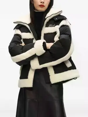 Karl Lagerfeld Faux-shearling Puffer Jacket