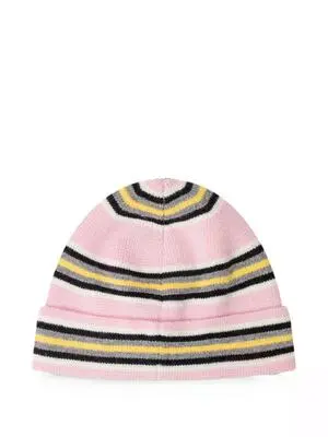 Fiorucci Striped Beanie Hat