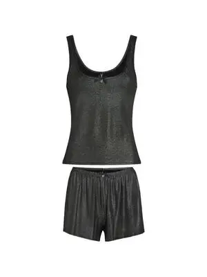 Karl Lagerfeld Ikon Glitter Short Pajama Set