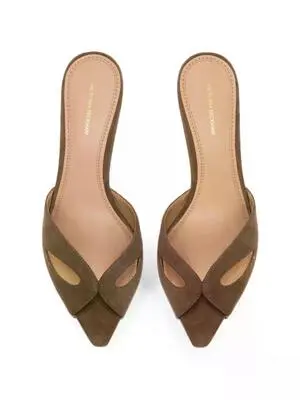 Victoria Beckham Harlow Mask Heeled Sandals - Brown