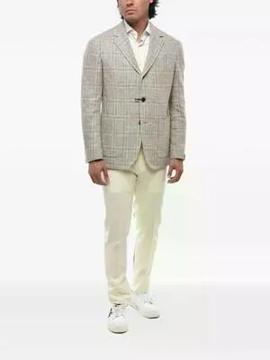 Corneliani Check-pattern Blazer - Neutrals