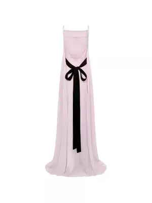 16Arlington Febe Bow-detail Maxi Dress - Pink