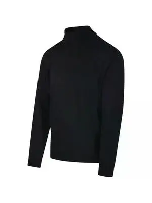 ROBERTO COLLINA Roll-neck Knitted Sweater - Black