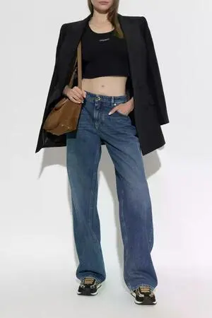 Dolce & Gabbana Ribbed Cropped Top