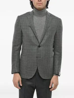 Corneliani Academy Soft Single-breasted Blazer - Grey