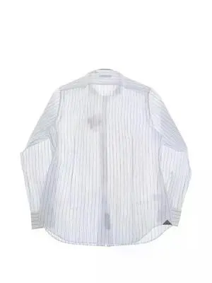 Corneliani Striped French-collar Shirt