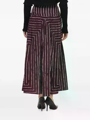 Stella McCartney Maxi Skirt With Sweetheart Stripe Detail