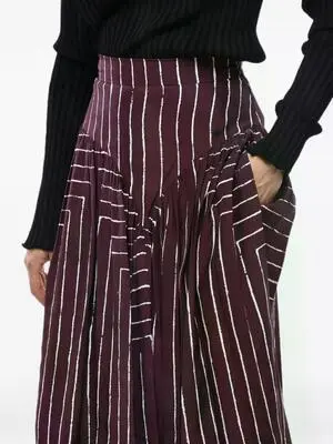 Stella McCartney Maxi Skirt With Sweetheart Stripe Detail