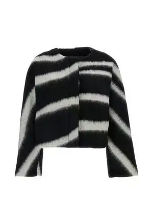 IRIE' Horizontal-stripe Jacket - Black