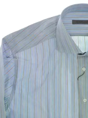 Corneliani Striped French-collar Shirt
