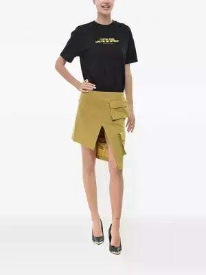 Off-White Asymmetric Cargo Skirt