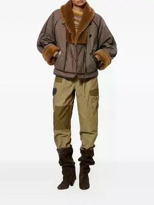 MARANT ETOILE Olinka Faux-fur Jacket - Brown