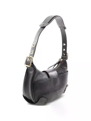 Chloé Calf Leather Grained Texture Shoulder Bag
