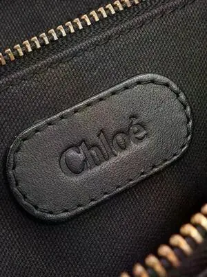 Chloé Calf Leather Grained Texture Shoulder Bag