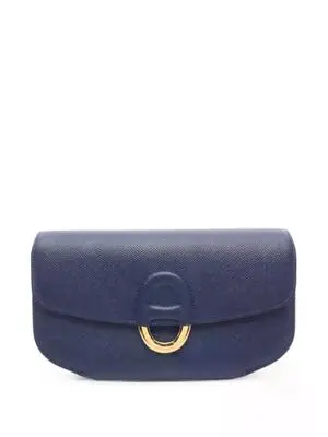 Hermès 2016 Cherche Midi Epsom Clutch Bag - Blue