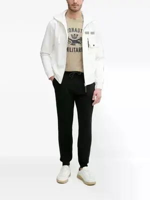 AERONAUTICA MILITARE Logo-print Short-sleeve T-shirt - Neutrals