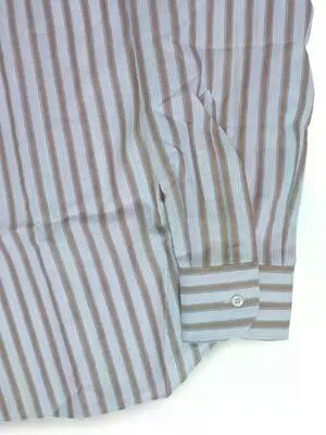 Corneliani Striped French-collar Shirt