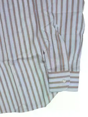 Corneliani Striped French-collar Shirt