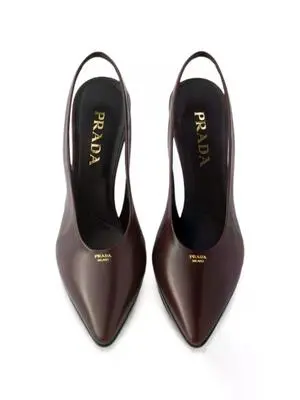 Prada Leather Slingback Pumps