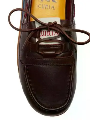 LILI CURIA Mara Leather Boat Shoes