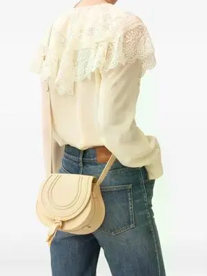 Chloé Marcie Small Saddle Bag - Neutrals
