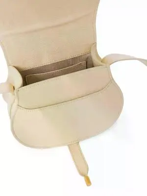 Chloé Marcie Small Saddle Bag - Neutrals