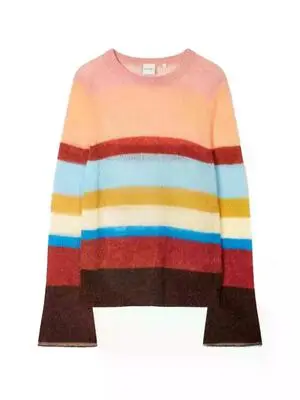 Paul Smith Alpaca-wool Blend Signature Stripe Crewneck Sweater