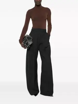 THELATEST E-billie Pleated Tailored Trousers - Black