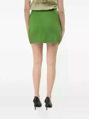 Max Mara Mini Ribbed-knit Elasticated-waist Skirt