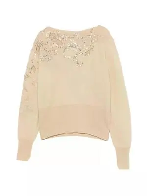 Ermanno Scervino Sequined Sweaters For Women
