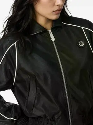 Philipp Plein Laminated Tracksuit Jacket