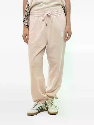 Isabel Marant Étoile Flocked-logo Track Trousers - Pink