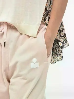 Isabel Marant Étoile Flocked-logo Track Trousers