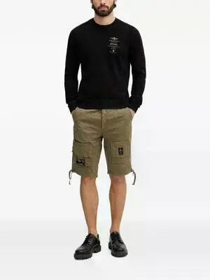 AERONAUTICA MILITARE Patch Detail Cargo Shorts