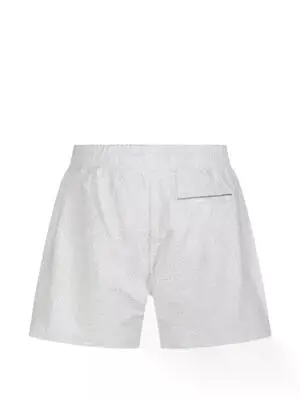 Casablanca Monogram-jacquard Shorts - White