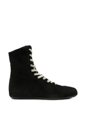 Rick Owens Minimal High Sneaks Lace-up Sneakers - Black