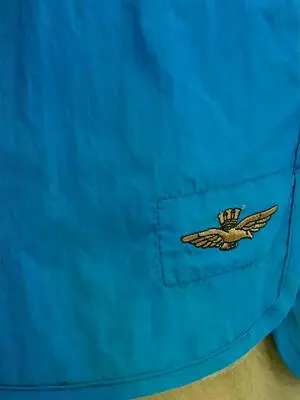 AERONAUTICA MILITARE Embroidered Logo Swim Shorts