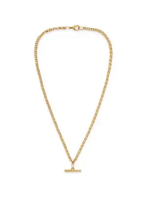 SUSAN CAPLAN 1990s T-bar Figaro-chain Necklace