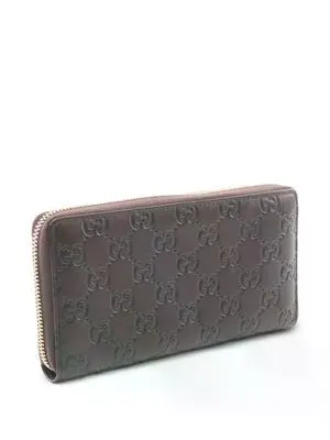 Gucci 2010s Gg Supreme Long Wallet - Brown