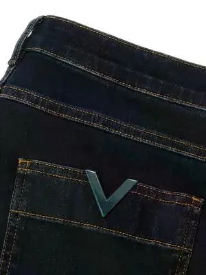 Valentino Garavani Slim-fit Jeans With V-detail