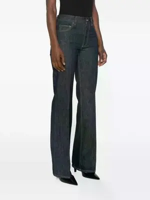 Saint Laurent Belt-loops Jeans - Blue