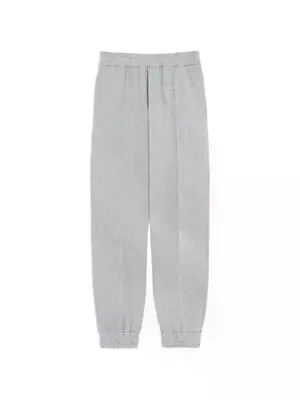 Valentino Garavani Cotton Jogging Pants With Vlogo Embroidery - Grey