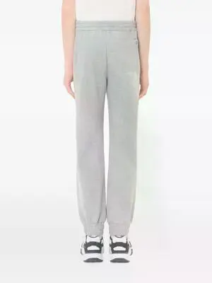 Valentino Garavani Cotton Jogging Trousers With Vlogo Embroidery - Grey