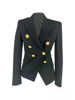 Balmain Double-breasted Blazer - Black
