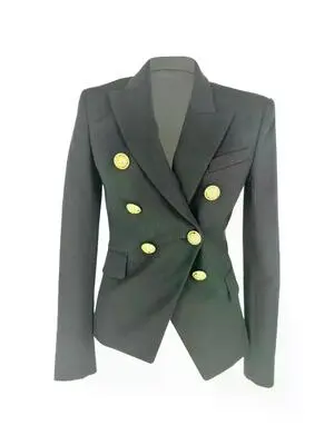 Balmain Double-breasted Blazer - Black