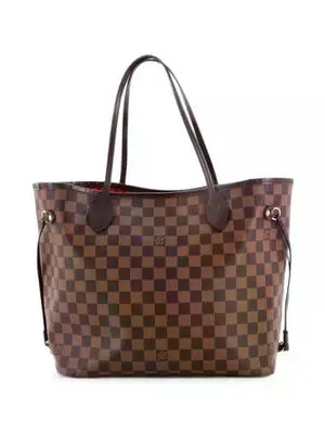 LOUIS VUITTON Neverfull Damier Mm Tote Bag - Brown