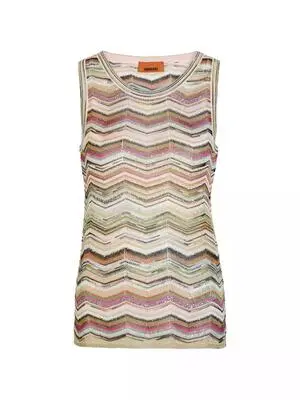 Missoni Sequin-embellished Tank Top - Neutrals