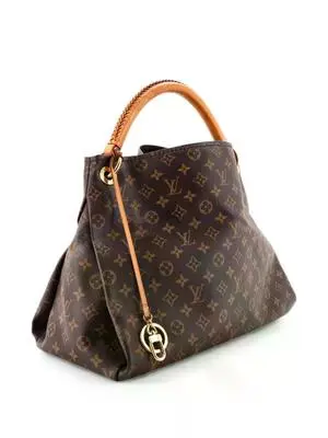LOUIS VUITTON Artsy Monogram Canvas Mm Hobo Bag - Brown