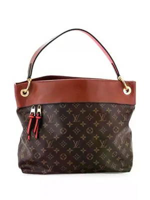 LOUIS VUITTON Tuileries Monogram Canvas With Leather Hobo Bag - Multicolour